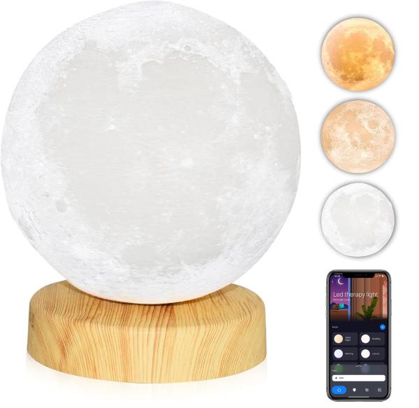 Quality 16W LED Daylight Therapy Lamp 10000 Lux Dimmable SAD Lamp with USB Charging for sale