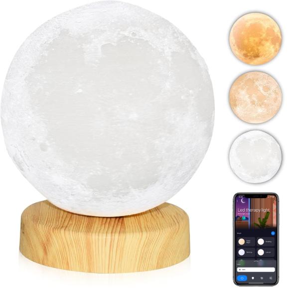 Quality Dimmable 10000 Lux Light Therapy Lamp with Tuya APP Control and Circadian Rhythm Lighting for sale