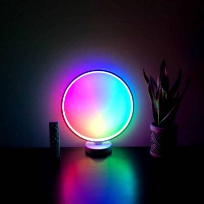 China Smart RGB LED Ring Light Modern Music Rhythm Lamp 8 Watt Remote Control for sale