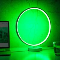 China Remote Control Circle Table Lamp 8W LED Mood Lamp with 2700K Warm White Light for sale