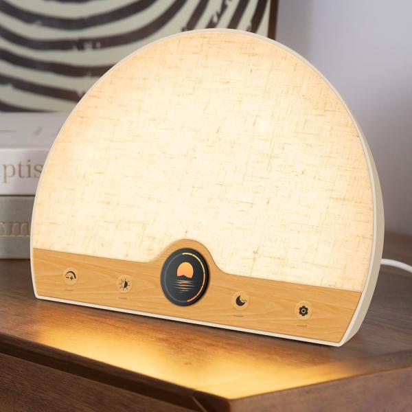 Quality 10000 Lux Dimmable Light Therapy Lamp with Sunrise Simulation and Sleep Aid for sale