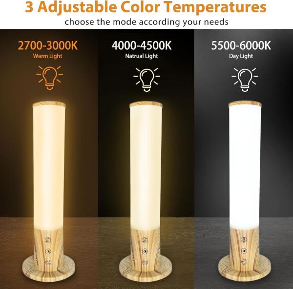 Quality UV Free Happy Sunlight Therapy Lamp 10000 Lux Full Spectrum Therapy Lamp Adjustable Brightness for sale
