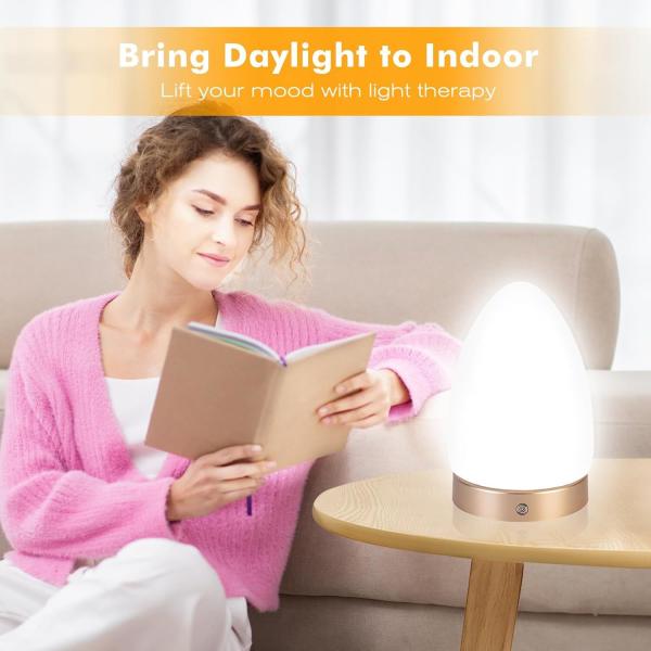 Quality Remote Control Dimmable Happy Sunlight Lamp 10000 Lux Light Therapy Lamp with for sale