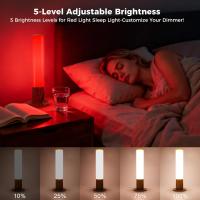 China 670nm Red Light Sleep Lamp with Dimmable Brightness and Timer Function for Comfortable Sleep for sale