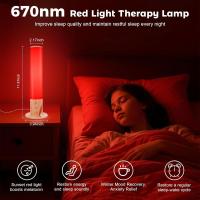 China 670nm Red Light Sleep Lamp with Dimmable Brightness and Timer Function for Comfortable Sleep for sale