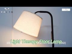 30w light therapy floor lamp 10000 lux standing lamp with remote and timer