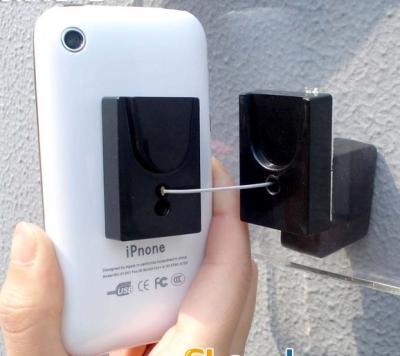 China COMER Cellphone retractor display exhibition stand holders wall mounts anti theft for sale