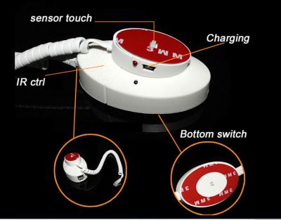 China COMER Alarm Wall Security Anti-theft plastic mobile phone display charge holder for sale