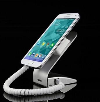 China New design good quality Smart phone retail stand with charging cord for sale