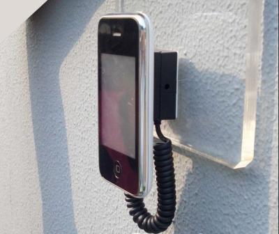 China COMER Cellphone retractor display exhibition stand holders wall mounts for sale