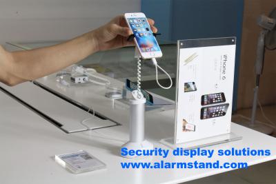 China COMER security gripper alarm holder for handphones accessories retail shop for sale