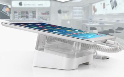 China Retail Store Burglar tablet PC stand display pedestal stand acrylic display holders alarm for sale