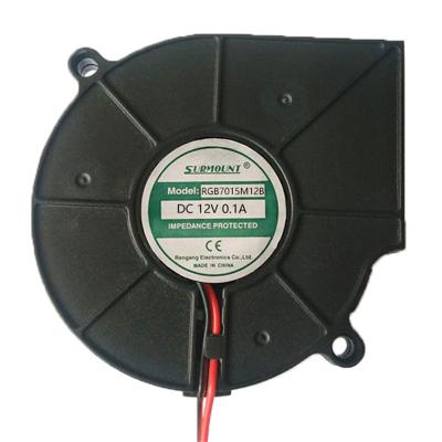 Cina manica di 70x70x15mm che sopporta il fan 24V del ventilatore di CC per il pulitore o la sede di automobile in vendita