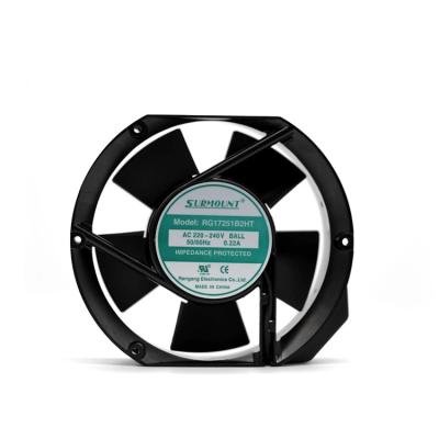Cina Fan esterno 150mm nero del rotore, lega di alluminio di 110 ventole di raffreddamento di volt in vendita