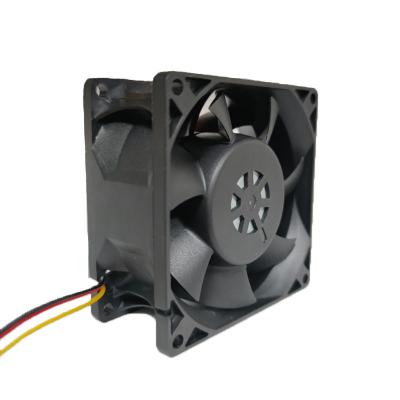 Cina Ventola di raffreddamento impermeabile nera, CC assiale 24V 80x80mm del fan per esaurire in vendita