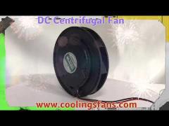 Ball Bearing 24V 100mm CPU Cooler , Small Centrifugal Fan With DC Brushless Motor