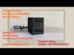 Ventilatore ad alta tensione di 12 V a 10000 giri al minuto