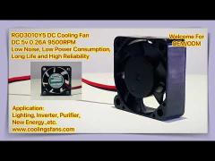 30x30x10mm DC Axial Cooling Fan