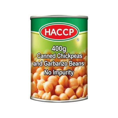 China HACCP Certified 400g Canned Chickpeas and Garbanzo Beans with No Impurity for sale