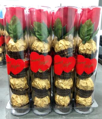 China T.4 ROSE CYLINDER  Compound Chocolate ideal for mass production for sale