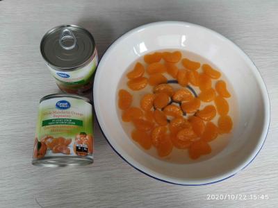 China Sweet Mandarin Orange Segments in Tin 2500g for sale