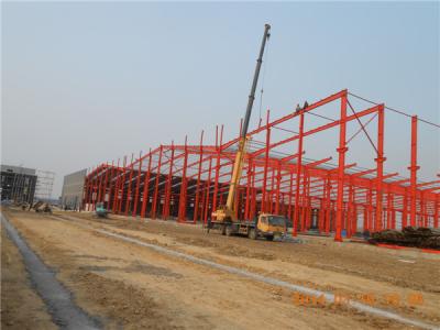 China Large Span Two Story Steel Structure Workshop Buildings for sale
