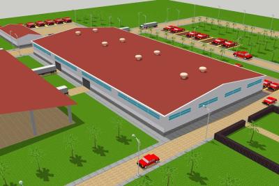 China Anti-Corrosion Prefabricated Steel Warehouse for sale