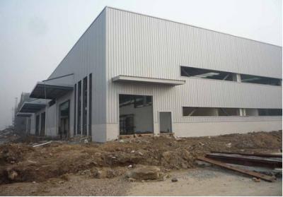 China Prefab engineered steel frame building for sale