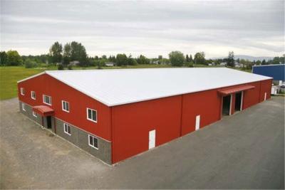 China metal structure buildings prefabricated steel barn for sale