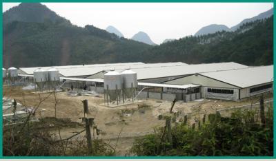 China prefabricated light steel frames structural workshop for sale