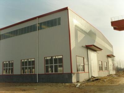China prefabricated wide span light steel structure industrial building for sale