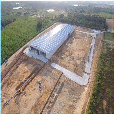 China Anti-Corrosion Chemical Industry Prefab Steel Workshop with Nice Design for sale