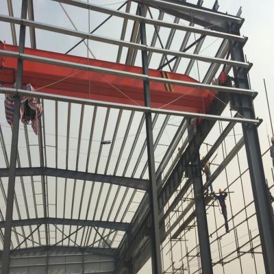 China Painted Structure Steel Light Prefabricated Workshop Building for sale