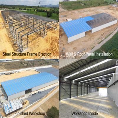 China Prefabricated Light Steel Structure Warehouse for Storage from professional supplier for sale