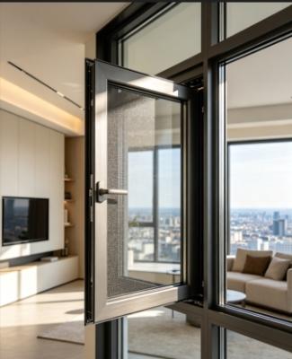 China Inward Opening Aluminum Alloy Window for Residential Building Projects for sale