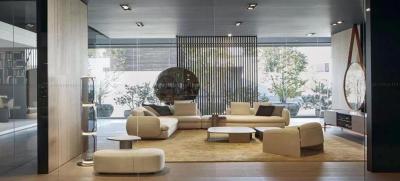 China Mid-Century Modern Leather Couch for sale