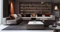 China Contemporary Style Luxury Soft Leather Sofa for Reception Area Seating for sale
