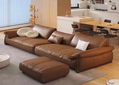 China L-Shaped Leather Corner Sofa for sale