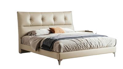 China Queen Size Leather Bed Frame for sale