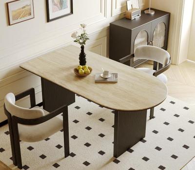 China Sintered Stone Top Luxury Dining Table Long Lasting And Visual Impact for sale