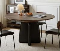 China Natural Solid Wood Farmhouse Dining Table for sale
