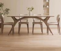China Nordic Simple Light Luxury Dining Table  For Modern Commercial Dining Room Setups for sale
