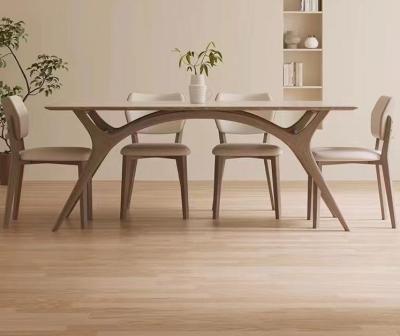 China Nordic Simple Light Luxury Dining Table  For Modern Commercial Dining Room Setups for sale