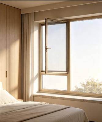 China Invisible Screen Casement Window For Office Spaces And Modern Architectural for sale