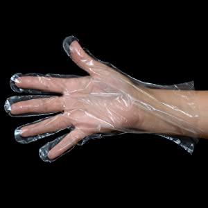 Daxwell, Embossed Premium Cast Poly Gloves, food prep gloves