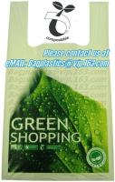 China Bio Degradable Biodegradable Compost Bags Cornstarch Carton Liners for sale