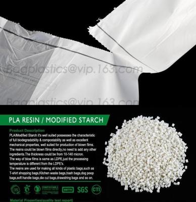 PBAT+PLA 100% compostable bio degradable vest shopping bags, Carrier Small Compostable 100% Oxo Biodegradable Plastic Ba