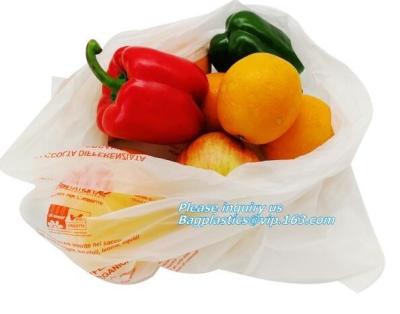Cina EN13432 BPI APPROVANO la borsa biodegradabile 100% a buon mercato concimabile domestica di frutti dei certificati della composta ASTM D6400, rol di verdure della frutta in vendita