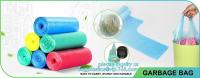 China Custom Printed Biodegradable Compost Bags Pharmacy Singlet Handle En13432 Certified for sale