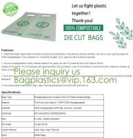 China Eco-friendly Roll Compostable Plastic Bag Drawstring Biodegradable Garbage Bags,cornstarch custom compostable biodegrada for sale
